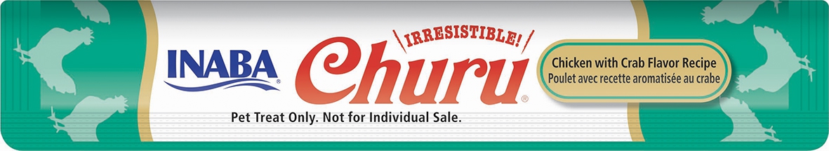 Purée CHURU au Poulet pour Chat - Saveur Poulet et Crabe