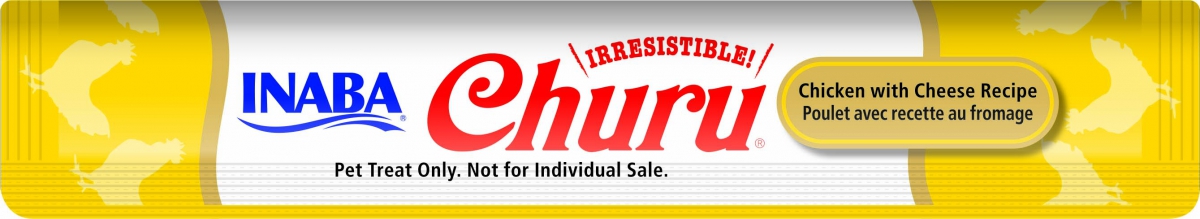 Purée CHURU au Poulet pour Chat - Saveur Poulet et Fromage