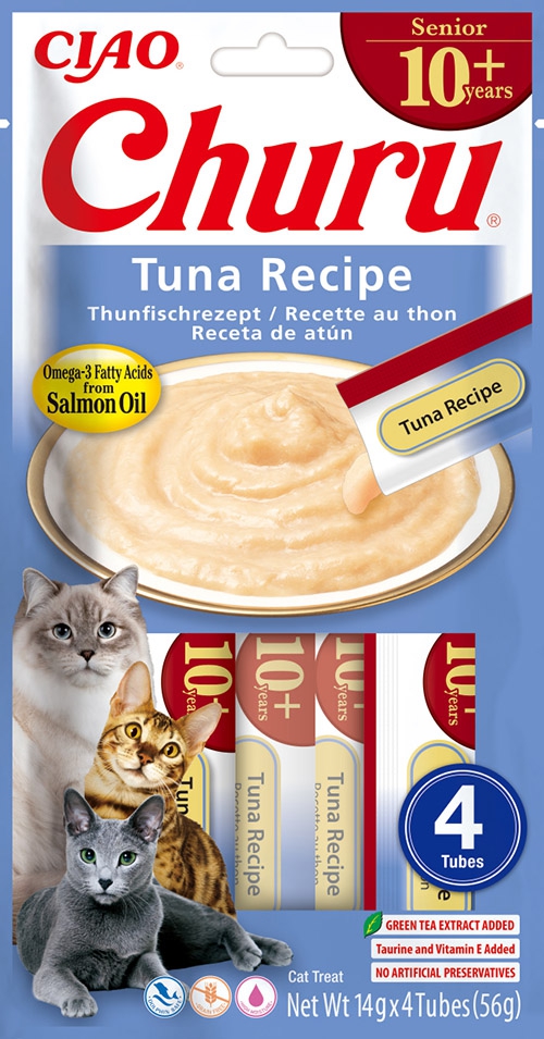 Purée CHURU au Poulet pour Chat Sénior x12