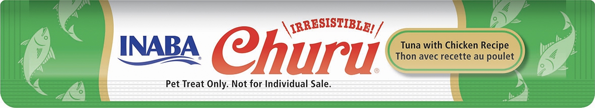 Purée Churu au thon pour Chat - Saveur thon et poulet x6