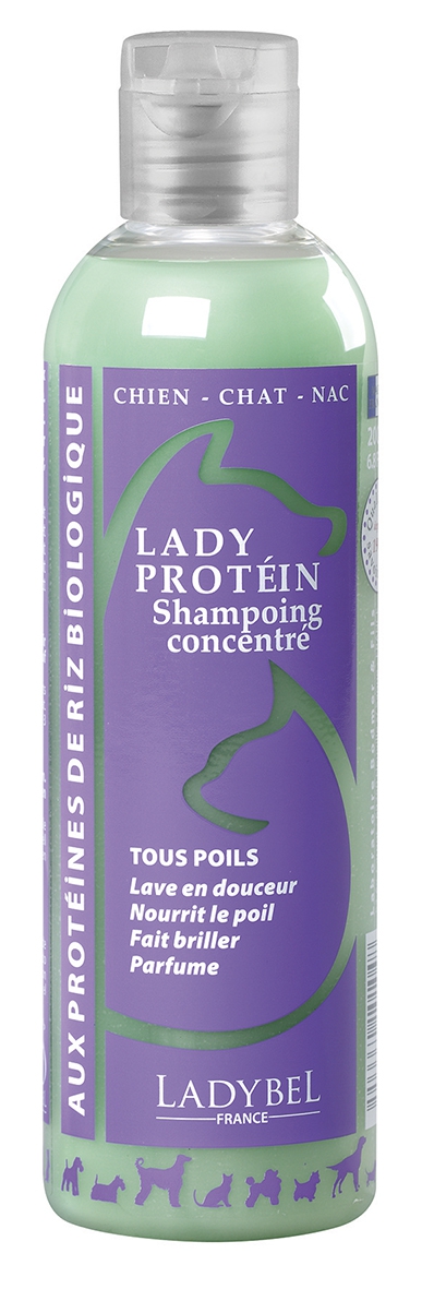 Shampooing pour chien et chat - Lady Protein - Ladybel